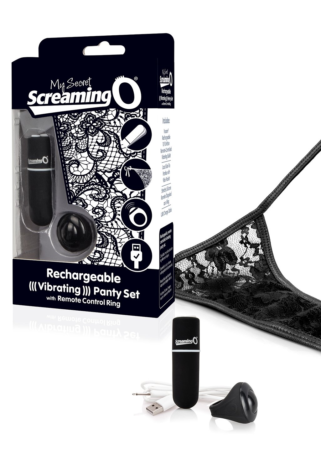 Amazon.com: SCREAMING O® My Secret Charged Remote Control Panty Vibe ...