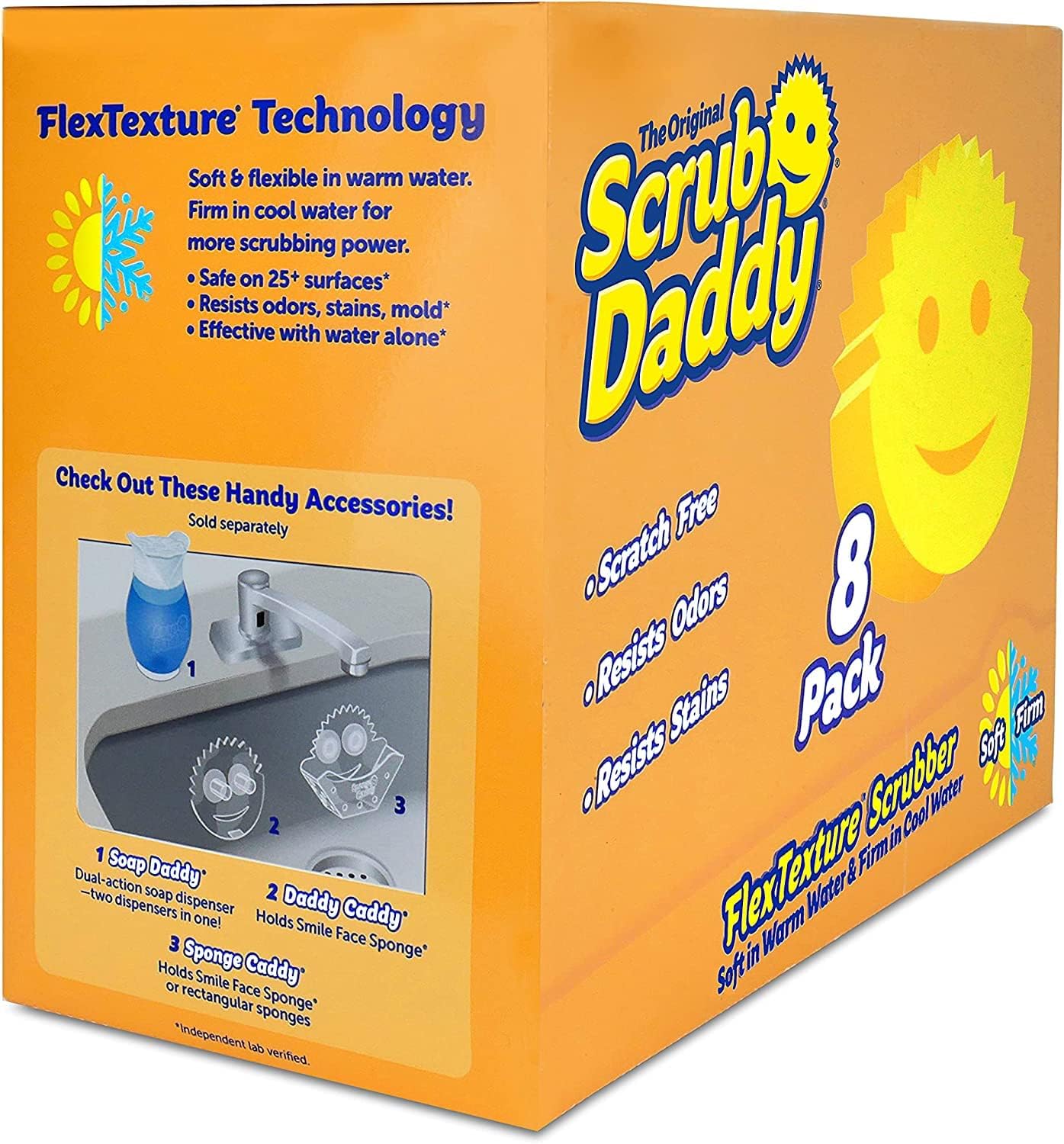 Amazon.com: Scrub Daddy-The Original Scrub Daddy - FlexTexture Sponge ...