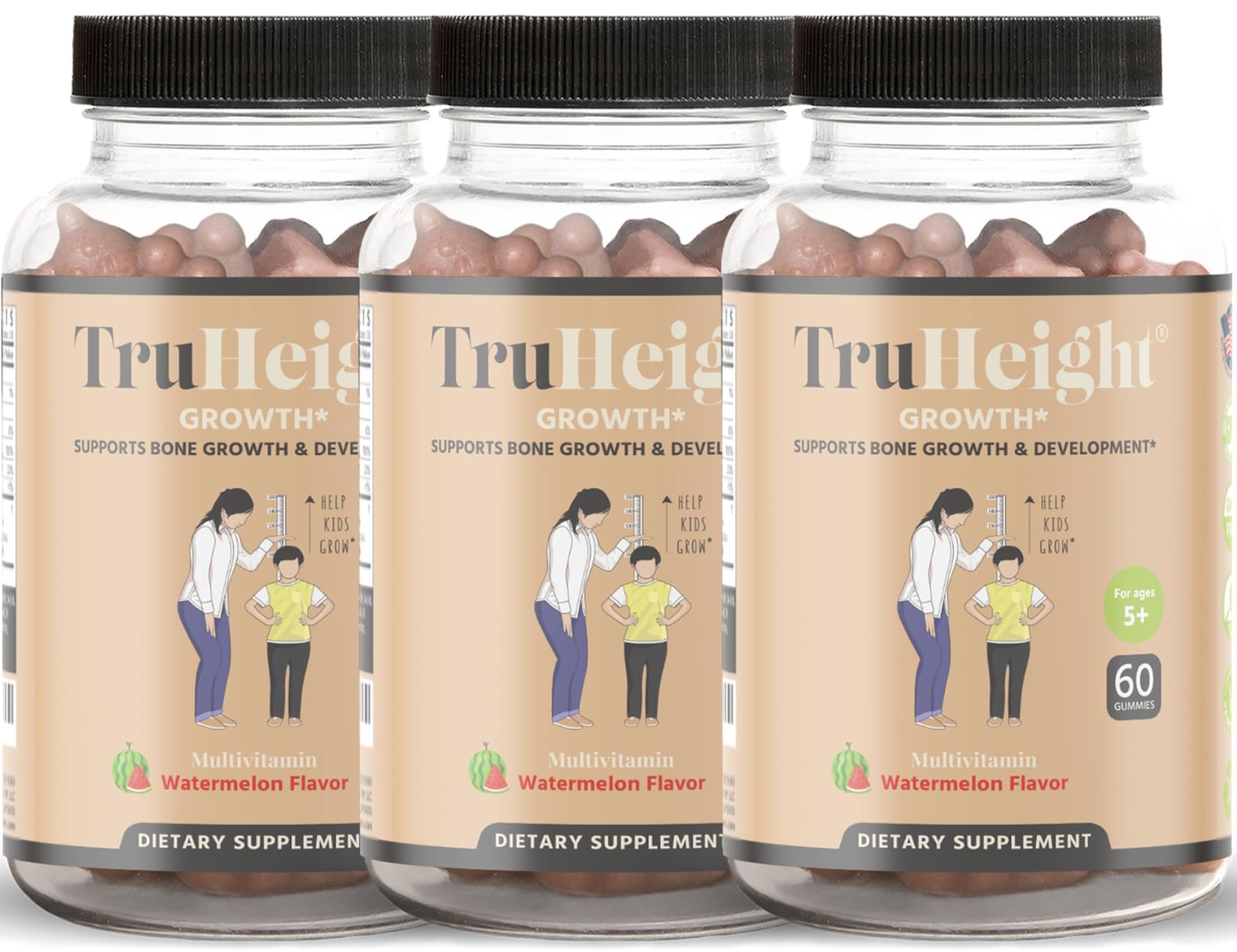 Amazon.com: TruHeight Growth Gummies (Watermelon) Natural Growth ...