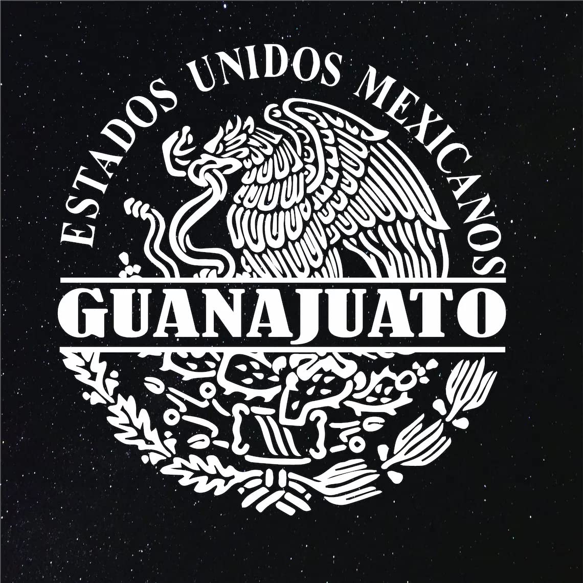 Edward Mexico Sticker Guanajuato Gto Aguila Escudo Nacional Decal Mexico | Desertcart Ecuador