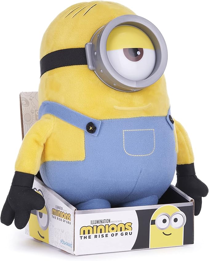 Posh Paws Minions 2 Rise of GRU - Juguete Suave Stuart de 30 cm, Color ...