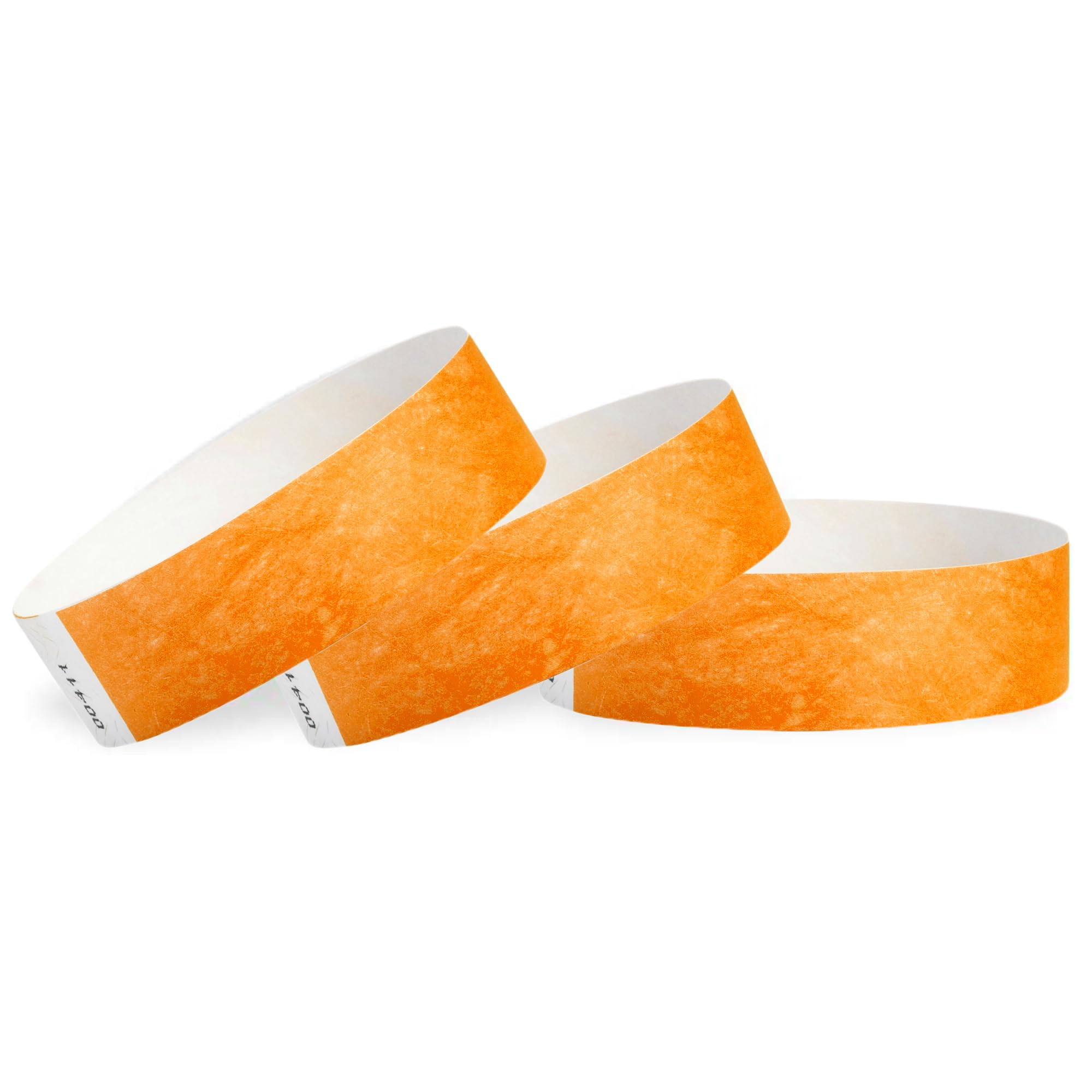 Snapklik.com : WristCo Neon Orange Tyvek Wristbands For Events 1,200 ...
