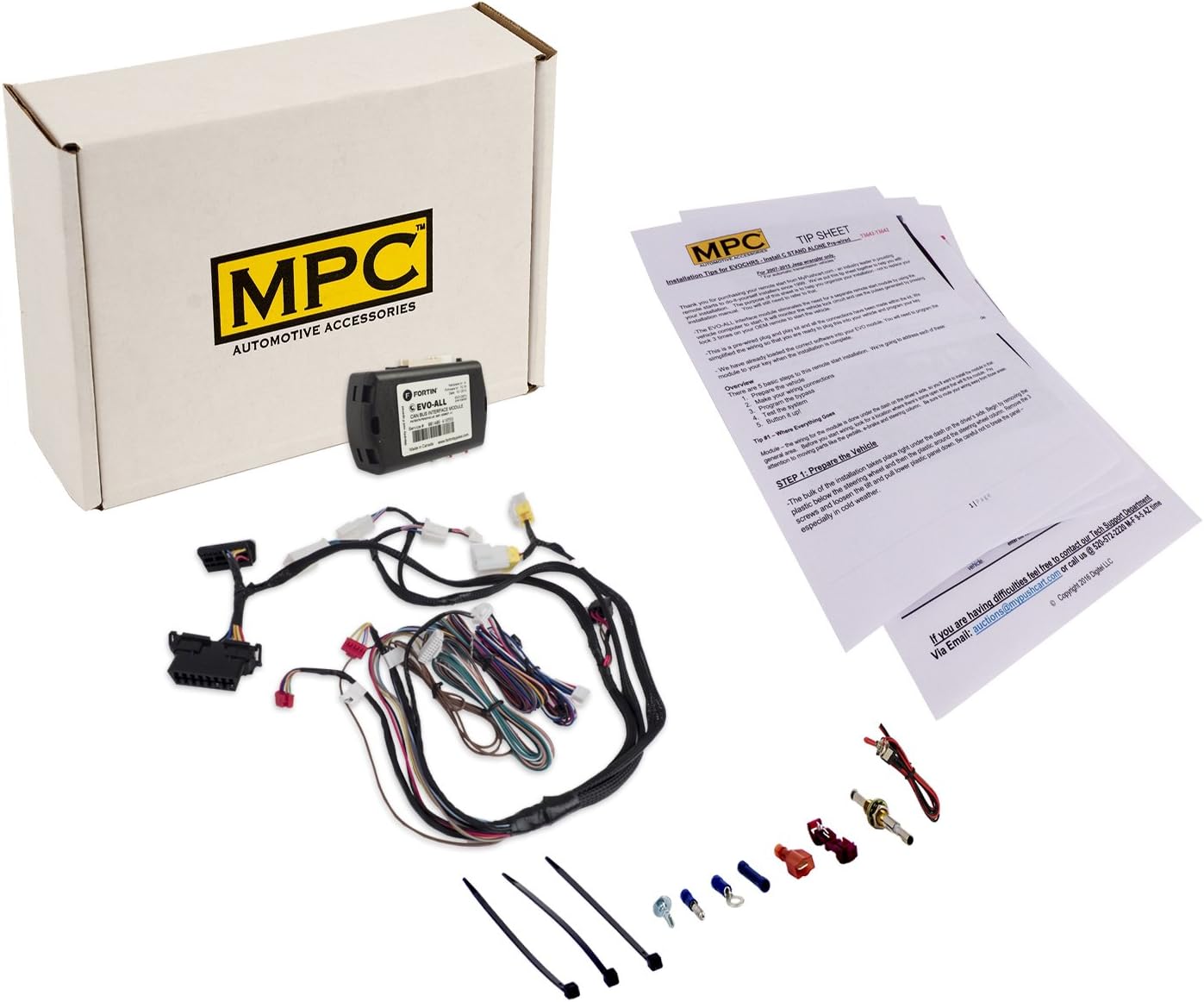 Amazon.com: MPC Complete Factory Remote Activated Remote Start Kit ...