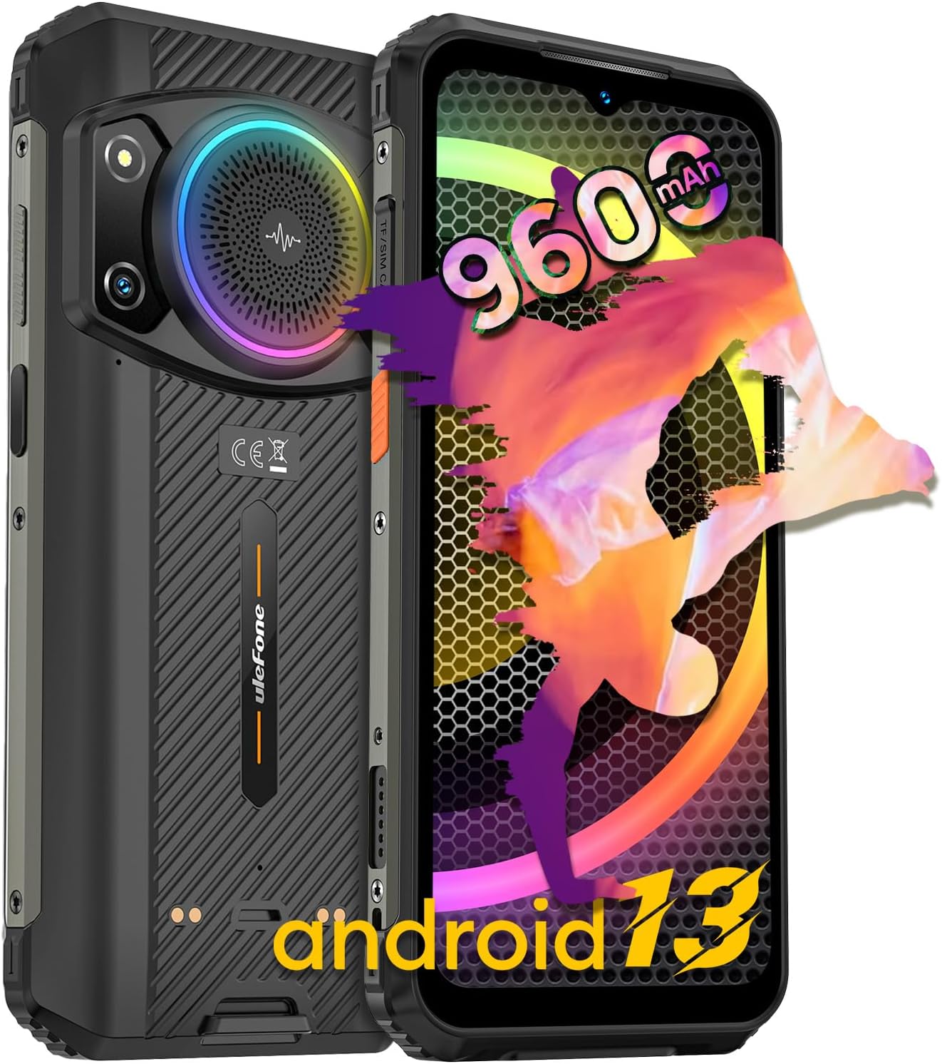 Amazon.com: Ulefone Armor 21 Rugged Phone, Infinite Halo 122dB Speaker ...