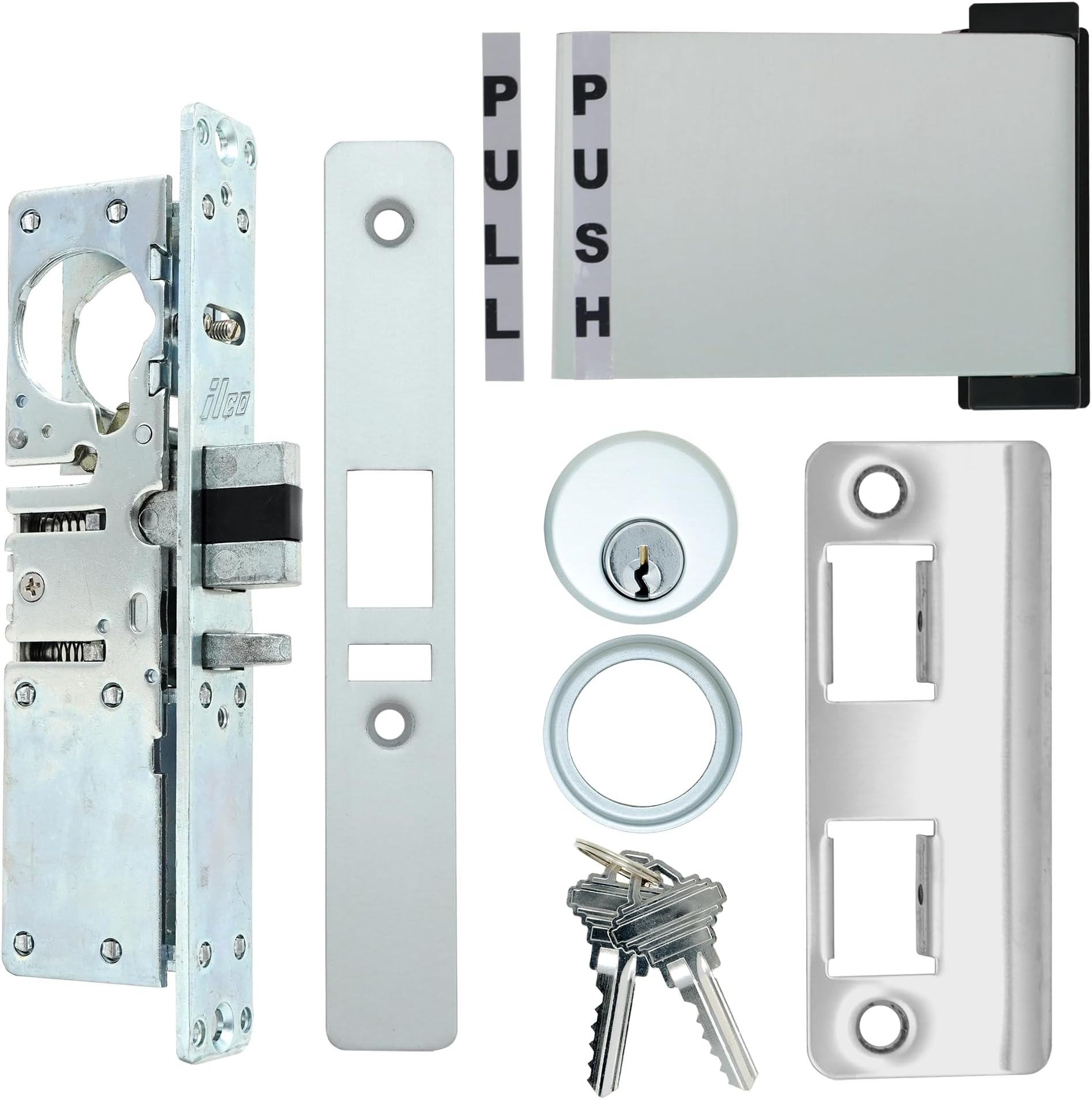ADAMS RITE Lock and Latch Mounting Tab Kit, Universal, for Flat ...