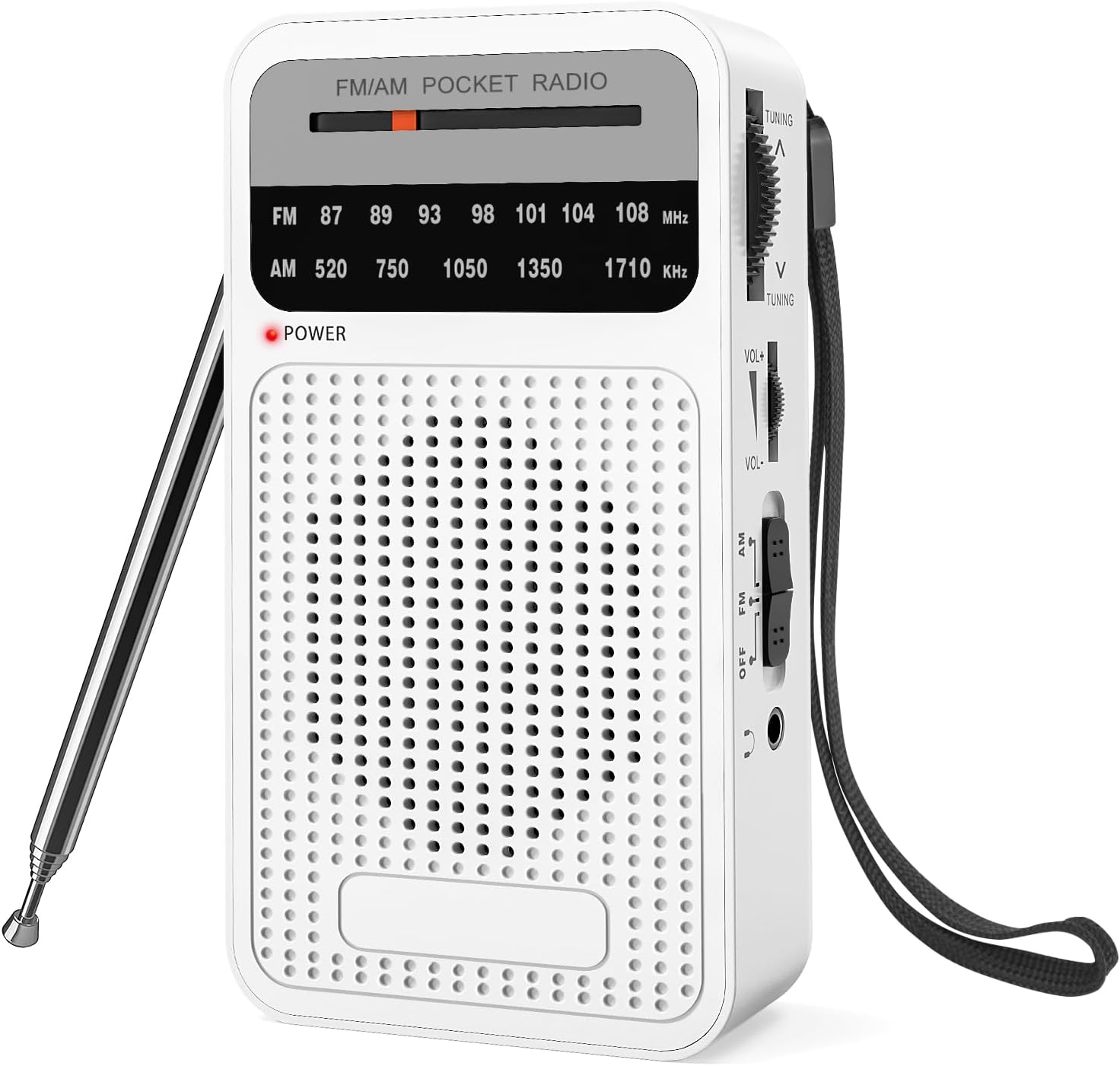 Amazon.com: Portable Radio AM FM, Goodes Transistor Radio with Loud ...