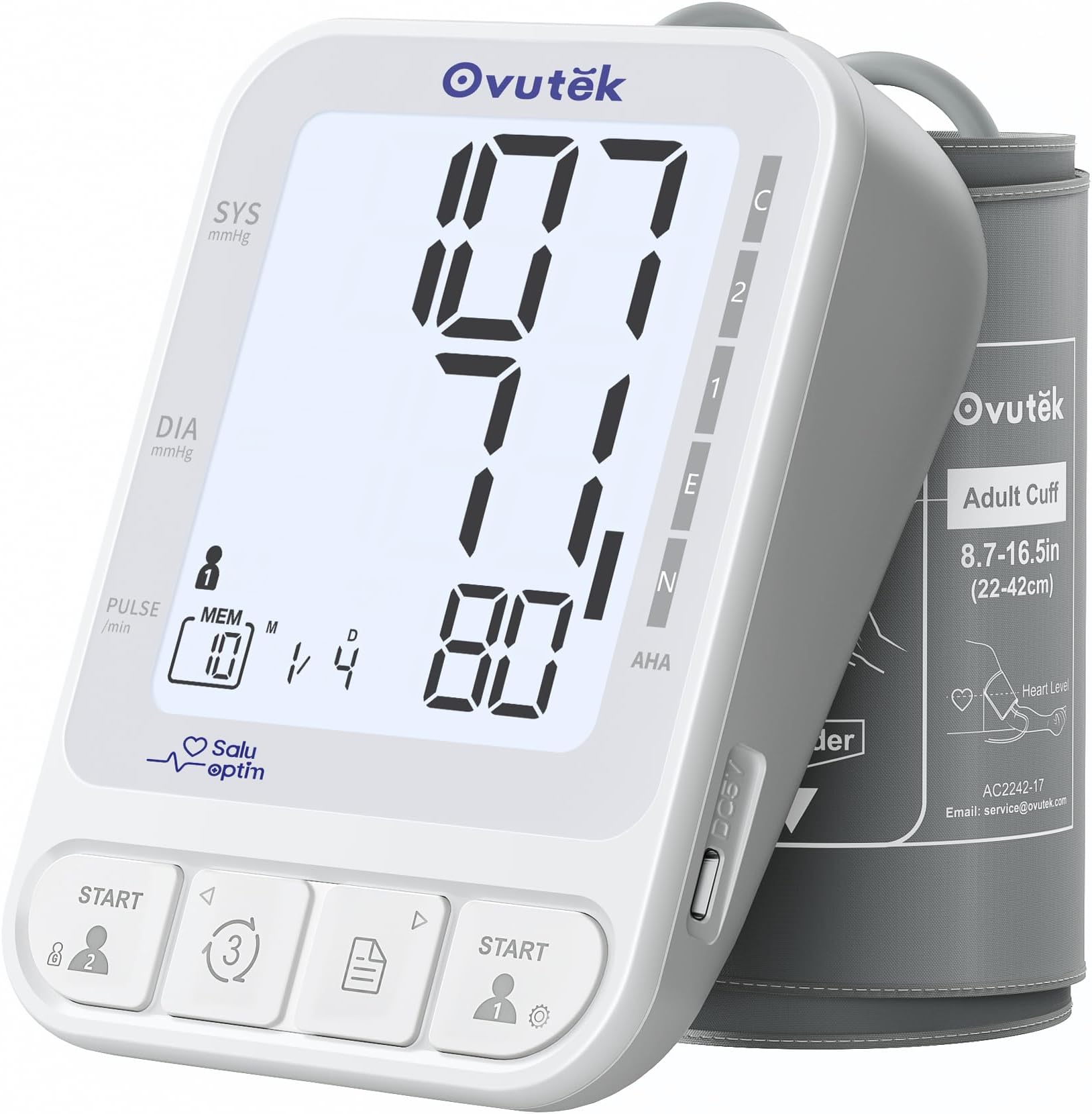 Amazon.com: Oklar Blood Pressure Monitors for Home Use Rechargeable ...