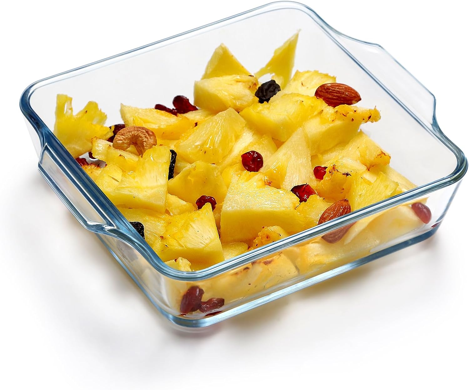 NUTRIUPS Square Glass Baking Dish 15.5cm Mini Oven Proof Dishes ...