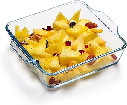 Amazon.com: NUTRIUPS Mini 6x7.5x1.5in Square Glass Baking Dish for Oven ...