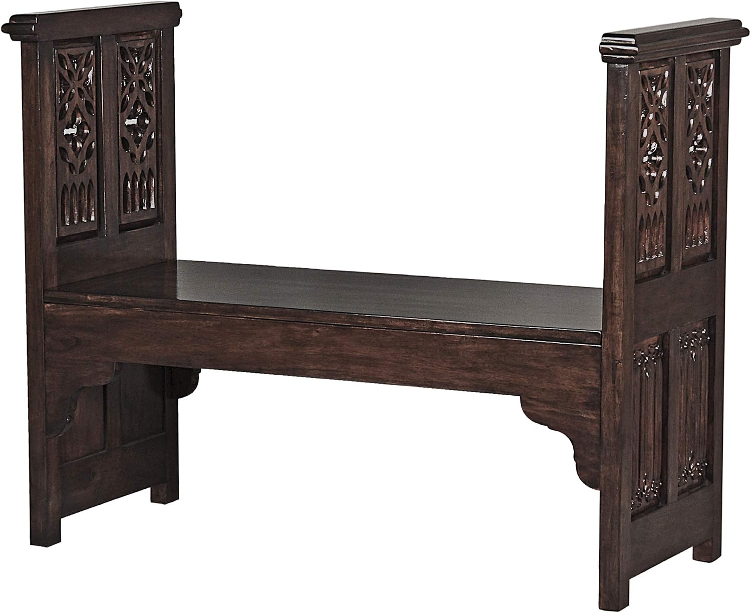 Amazon.com: Design Toscano Canterbury Abbey Gothic Bench : Patio, Lawn ...