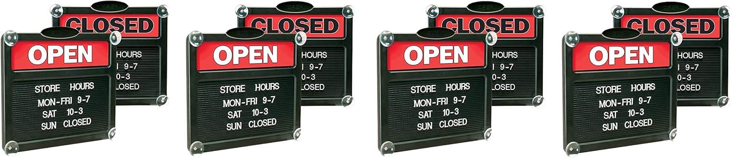 Amazon.com : Headline Sign - Double-Sided"Open" /"Closed" Sign with ...