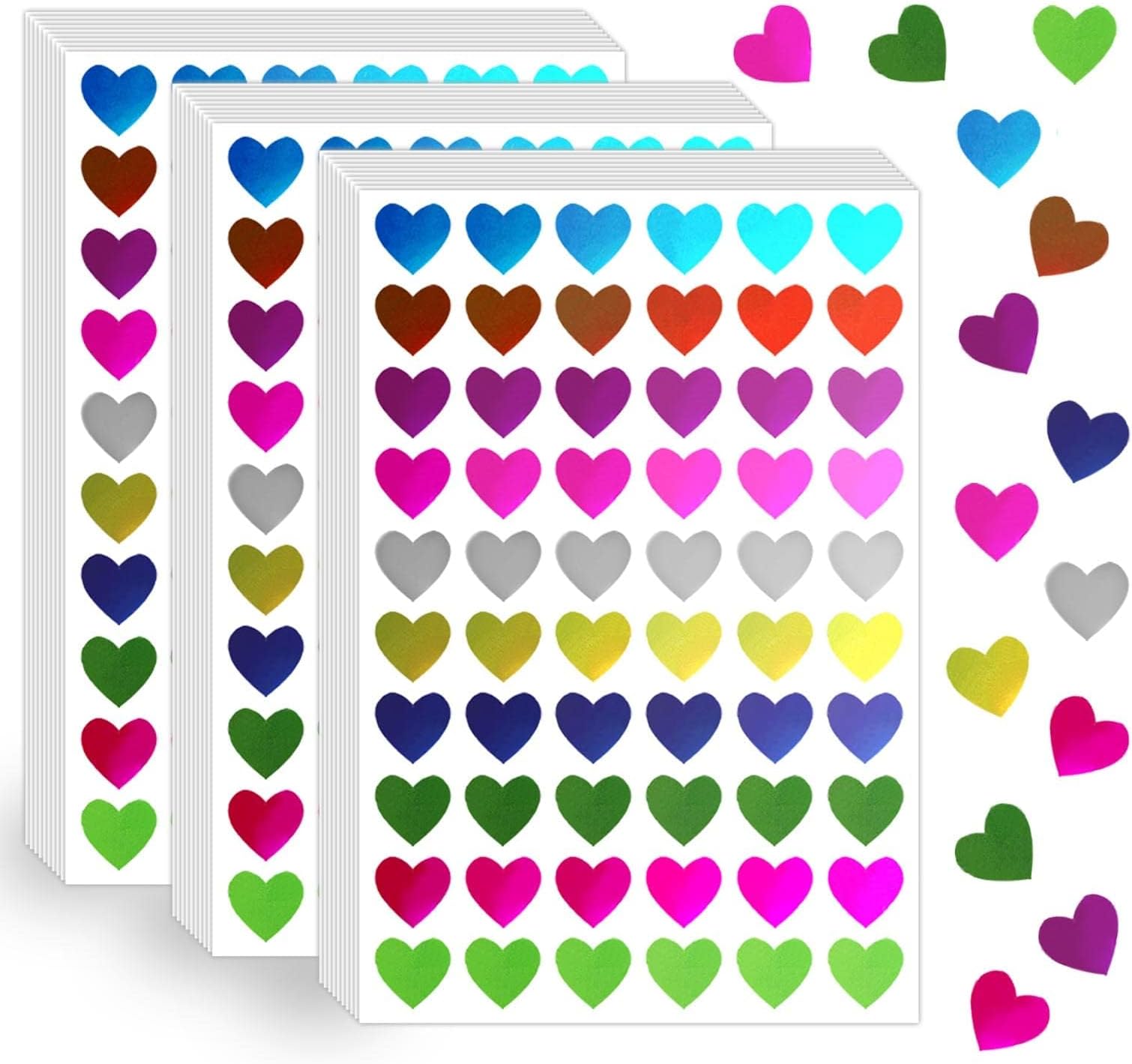 Amazon.com: 630 Pieces Colorful Happy Smile Face Stickers Small Happy ...