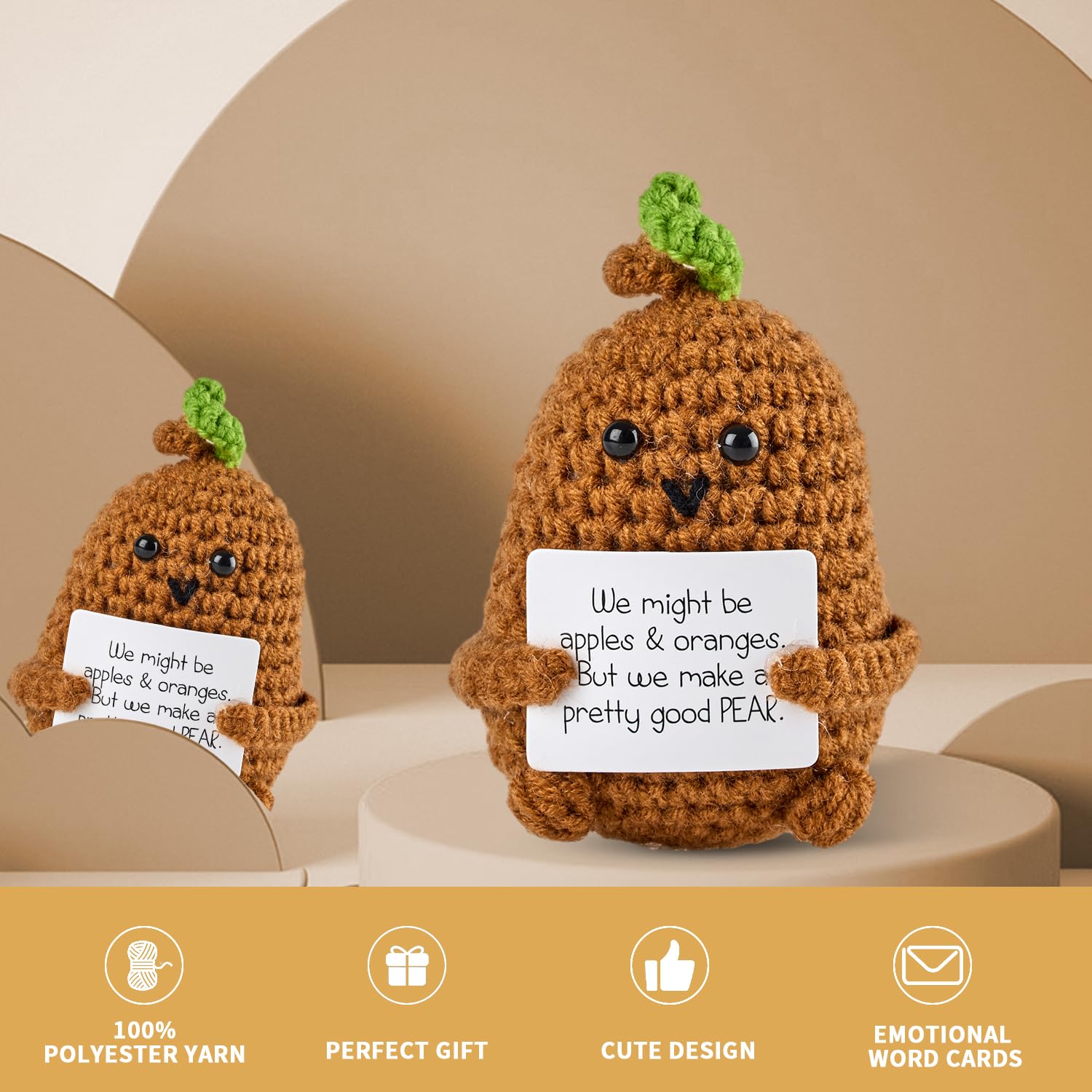 Douthfolle Positive Potato, Positive Doll Emotional Support Doll Potato ...