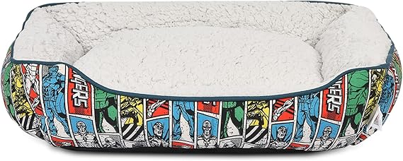 Marvel Comics The Avengers Comic Book Dog Cuddler Bed Avengers Plush Washable Dog Bed marvel-comics-the-avengers-comic-book-dog-cuddler-bed-avengers-plush-washable-dog-bed