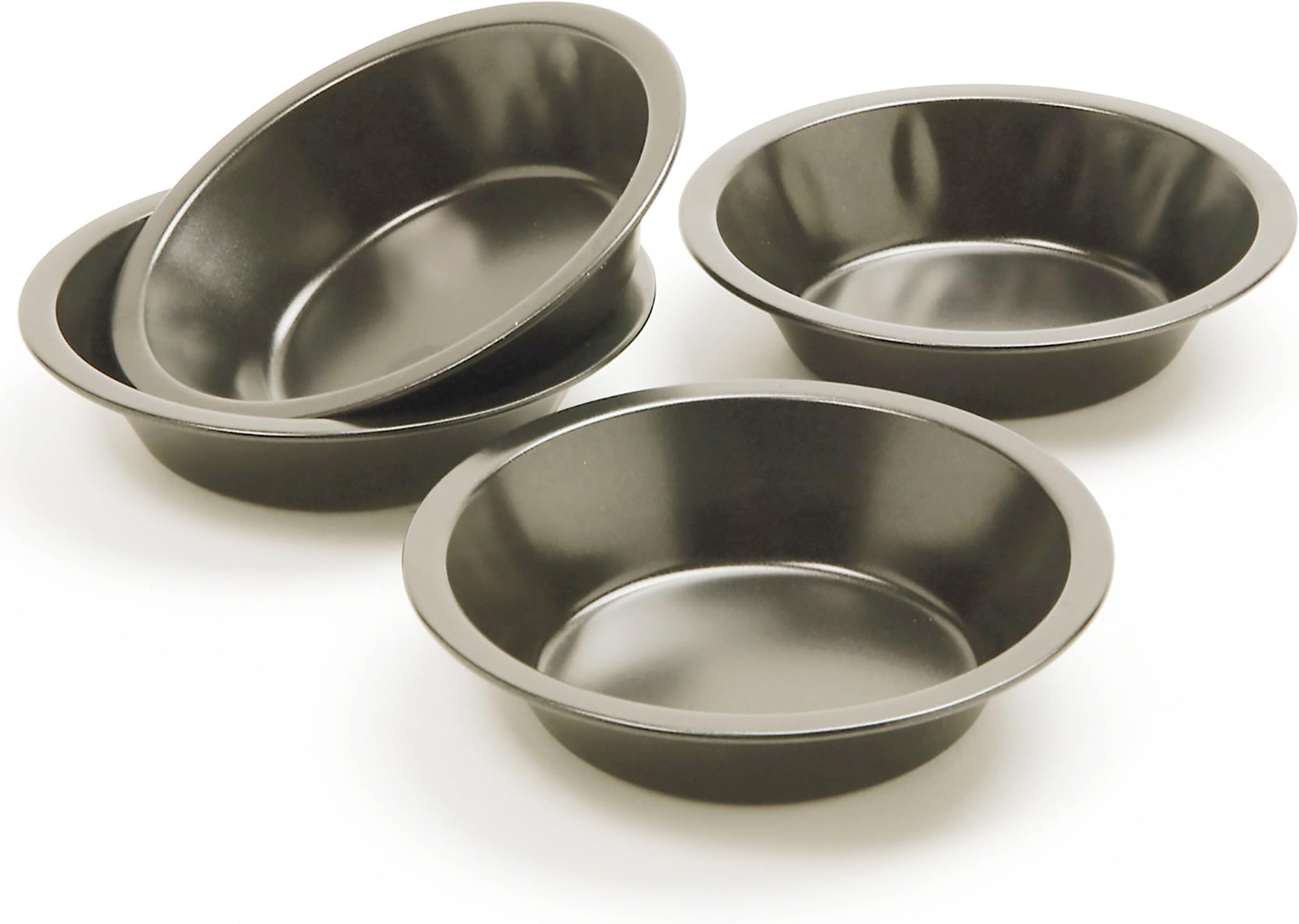 Amazon.com: Norpro 3911 Nonstick Mini Pie Pans, Set of 4, Silver: Home ...