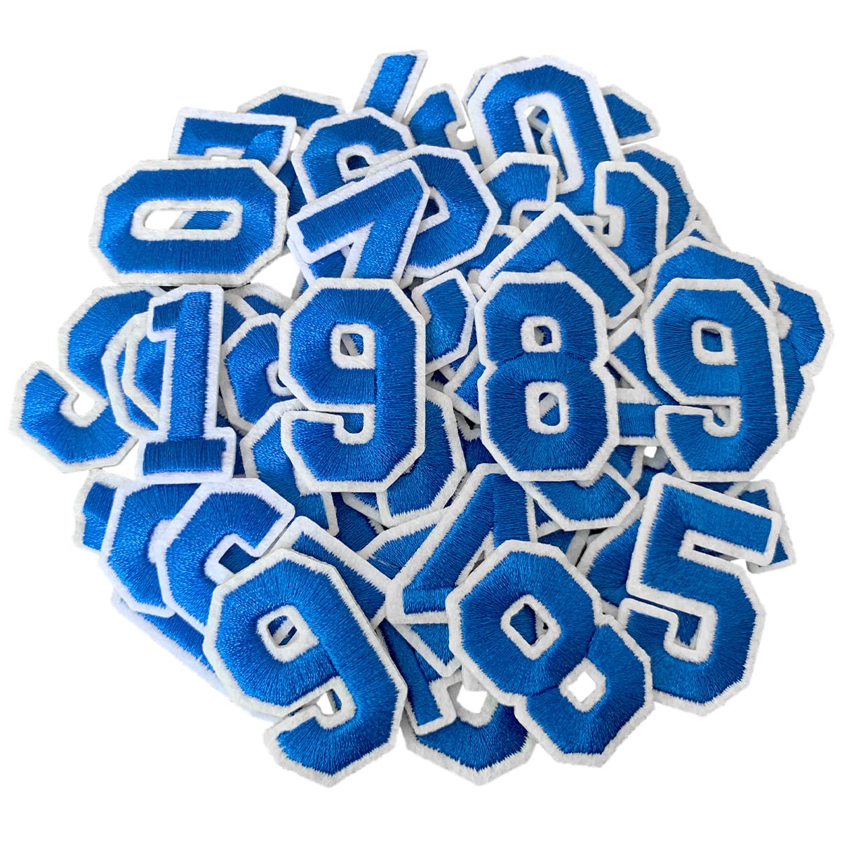Amazon.com: CXWLJL 30pcs Embroidery Applique Patches, 0-9 Iron on ...
