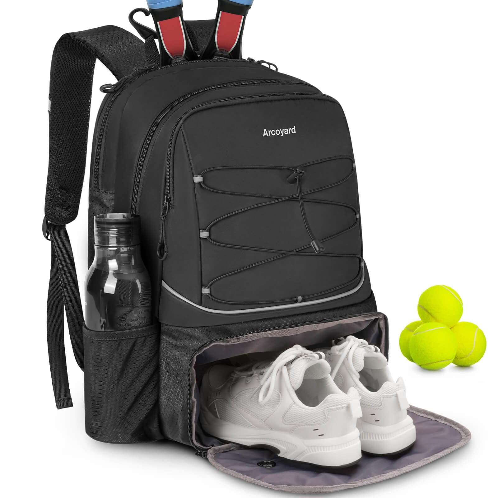 Arcoyard Tennis Bag, Large Tennis Bags For Women, Tennis Backpack with ...