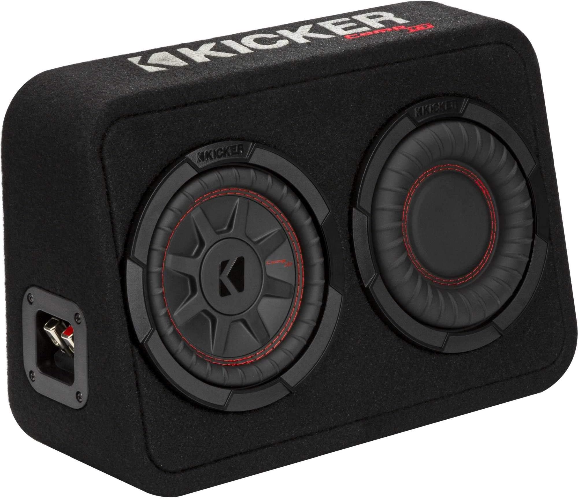Amazon.com: KICKER 43TC104 Comp 10-inch Subwoofer in Thin Profile ...