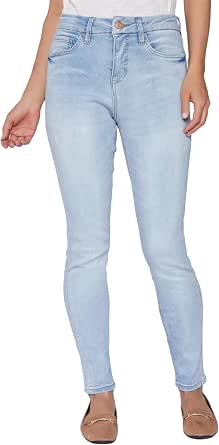 Royalty For Me Womens Women's Curvy Fit High Rise Skinny Sustainable ...