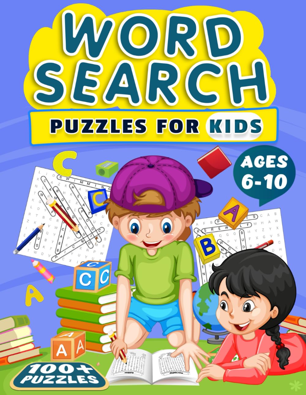 WORD SEARCH PUZZLES FOR KIDS: Word search puzzles for kids 6-8, 8-10: ...