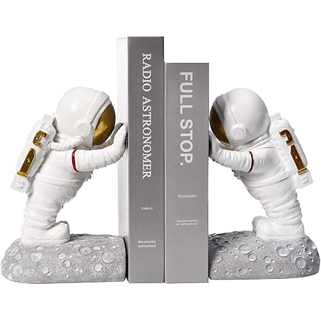 Amazon.com: Banllis Heavy Duty Book End Decorative Bookends, Decor Book ...