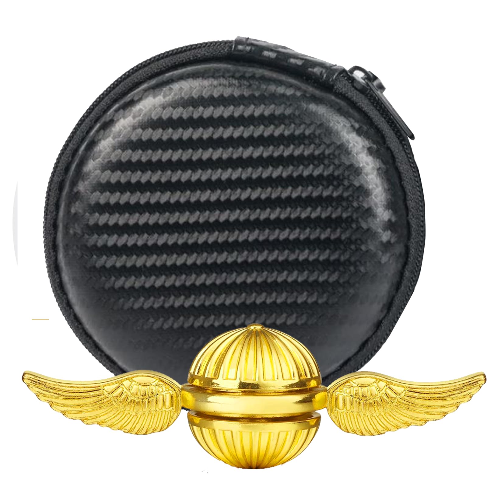 Amazon.com: Golden Magic Sphere Orb Fidget Spinner, Metal Fidget Toy ...