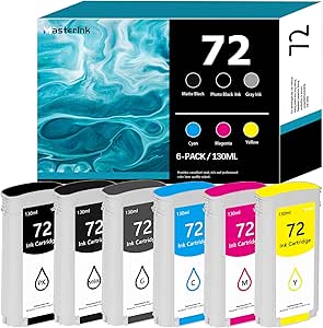 Amazon.com: 72 Ink Cartridges Latest Upgrade Replacement for HP 72 Ink ...