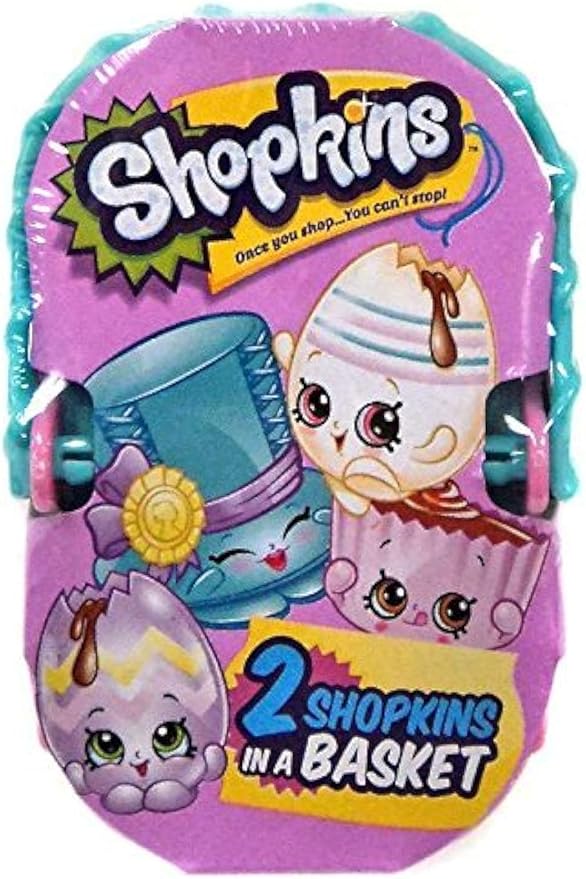 Amazon.com: Shopkins Easter Basket 2 Shopkins (1 Basket) : Toys & Games