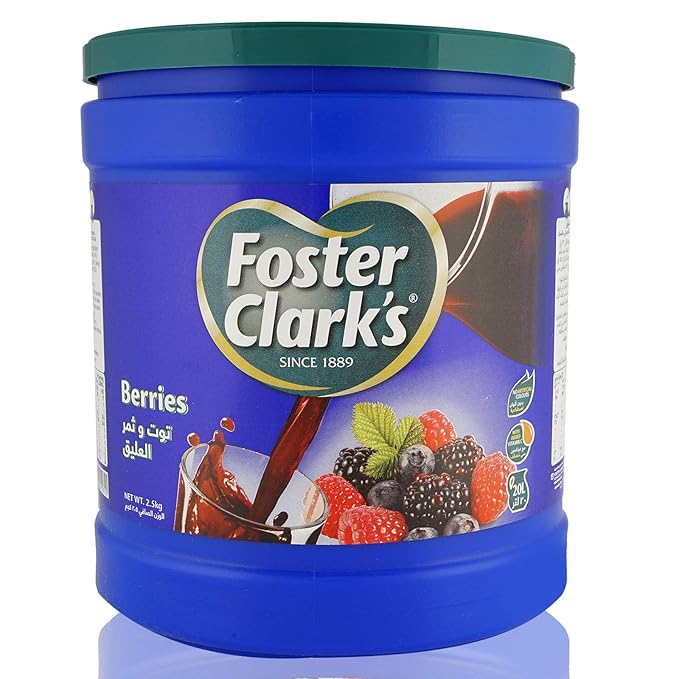 Foster Clarks Berries Flavoured Drink Powder, 2.5 kg (Imported ...