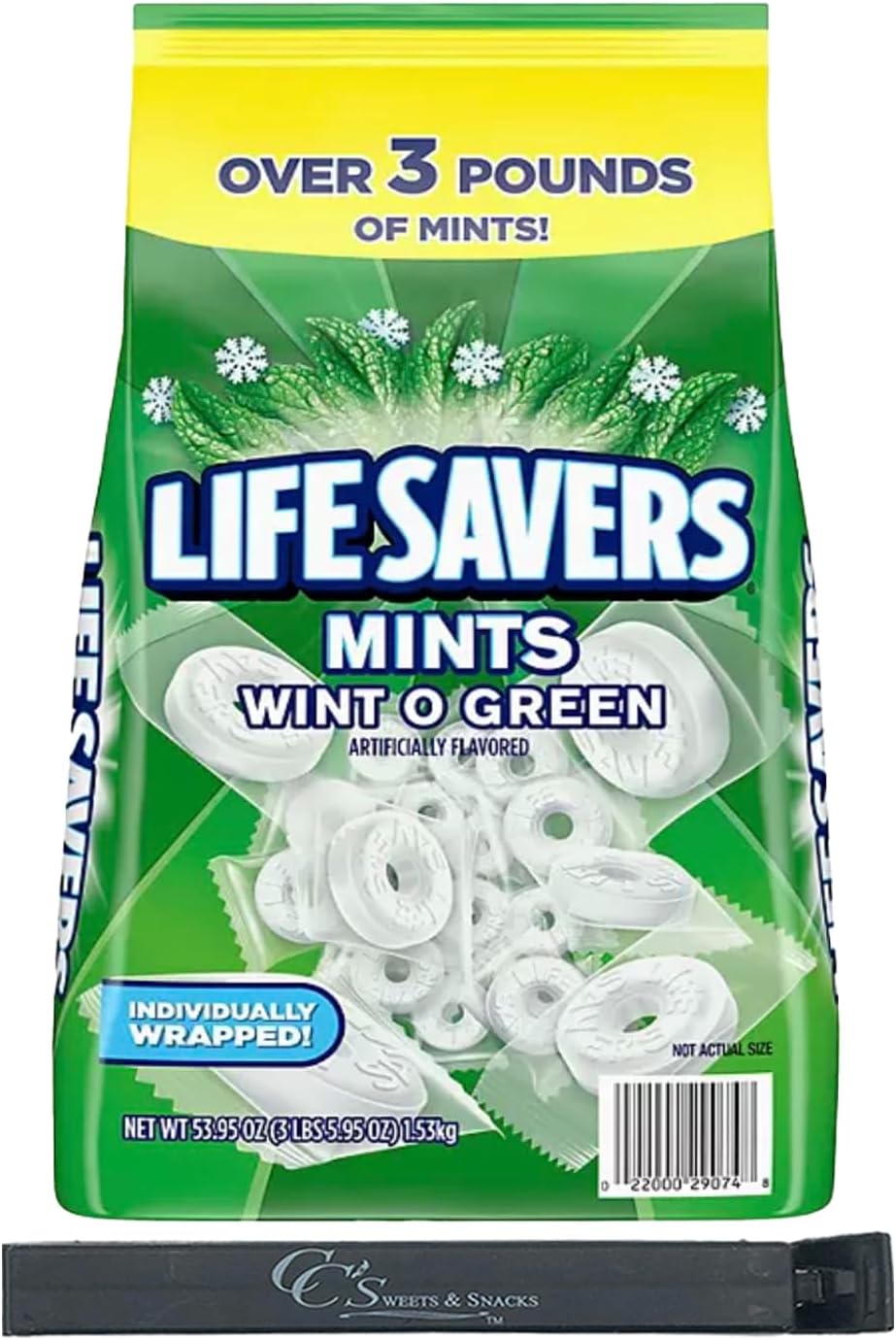 Amazon.com : Lifesavers Wint O Green Individually Wrapped Mints - Bulk ...
