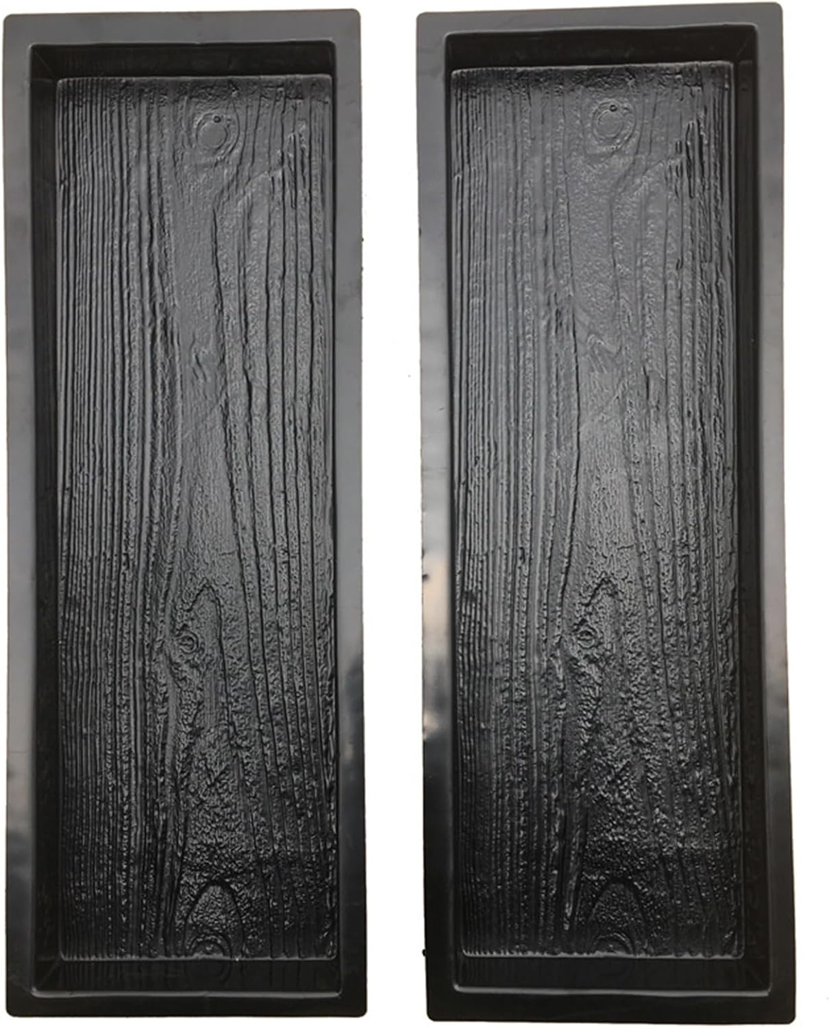 Amazon.com: WECLMH 2 PCS Concrete Molds, Wood Grain Path Pavement Mold ...
