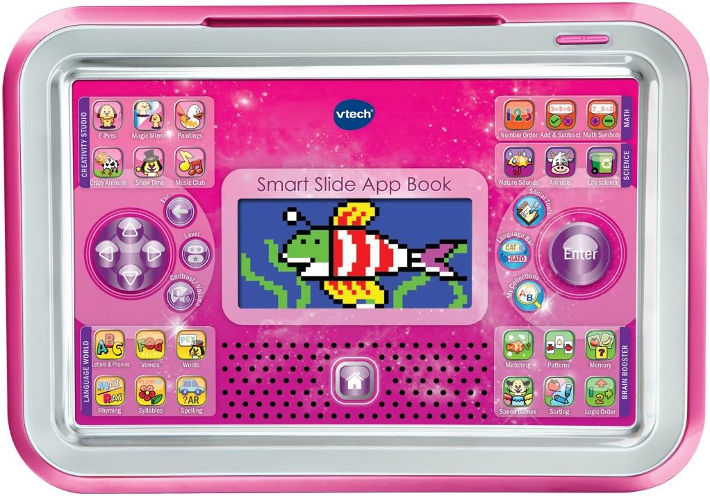 Vtech Electronic Learning Computers Switch and Slide Tablet (Pink ...