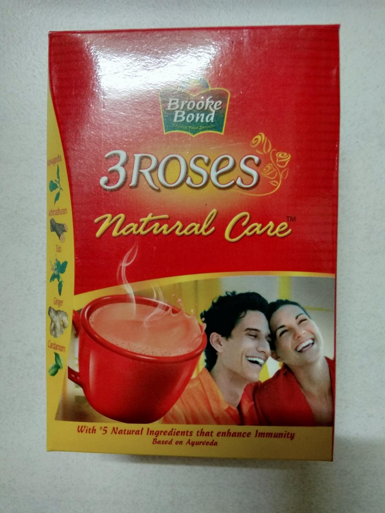 Brooke Bond 3 Roses Natural Care Flavoured Tea
