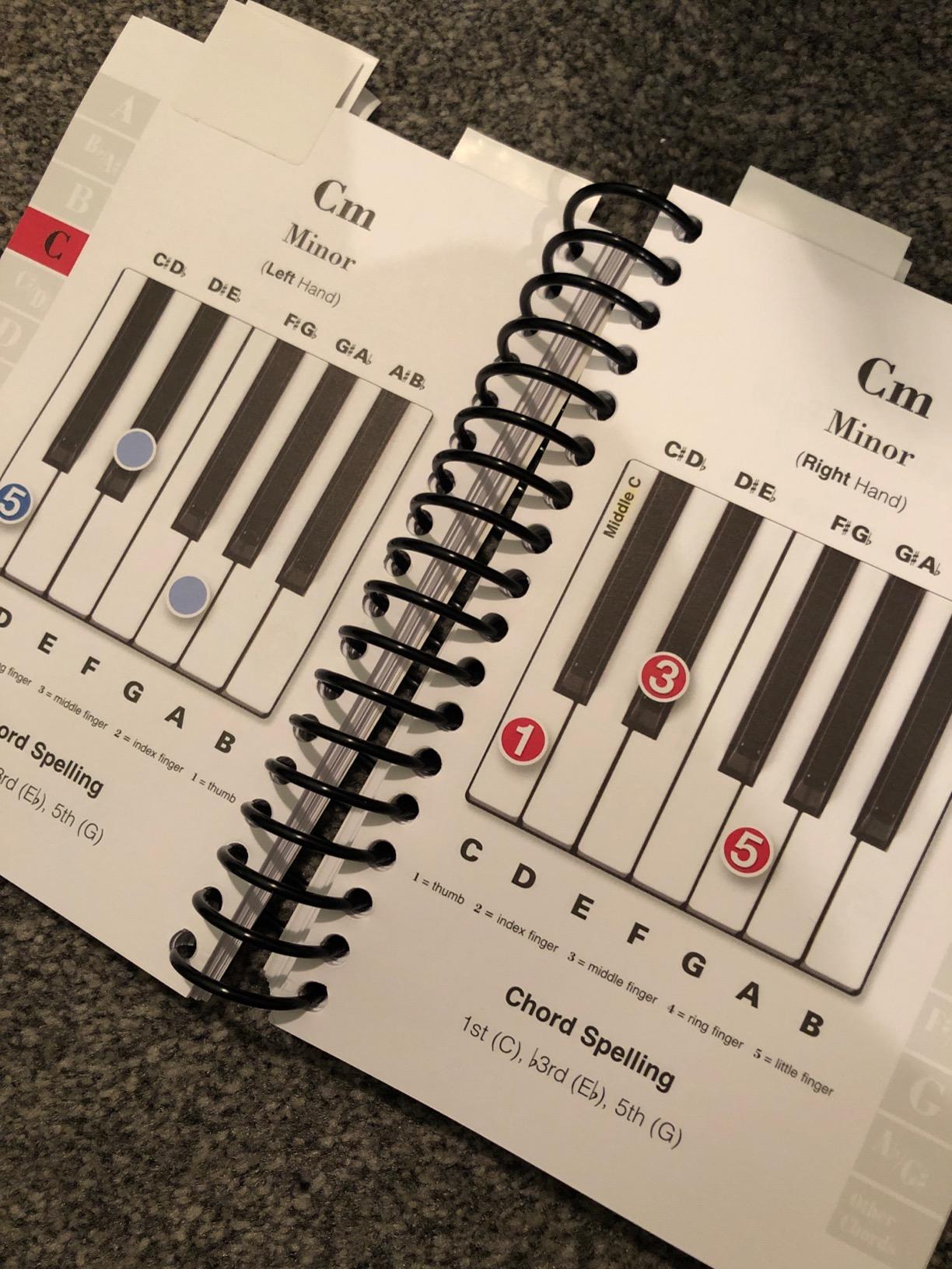 Piano & Keyboard Chords: Easy-to-Use, Easy-to-Carry, One Chord on Every ...
