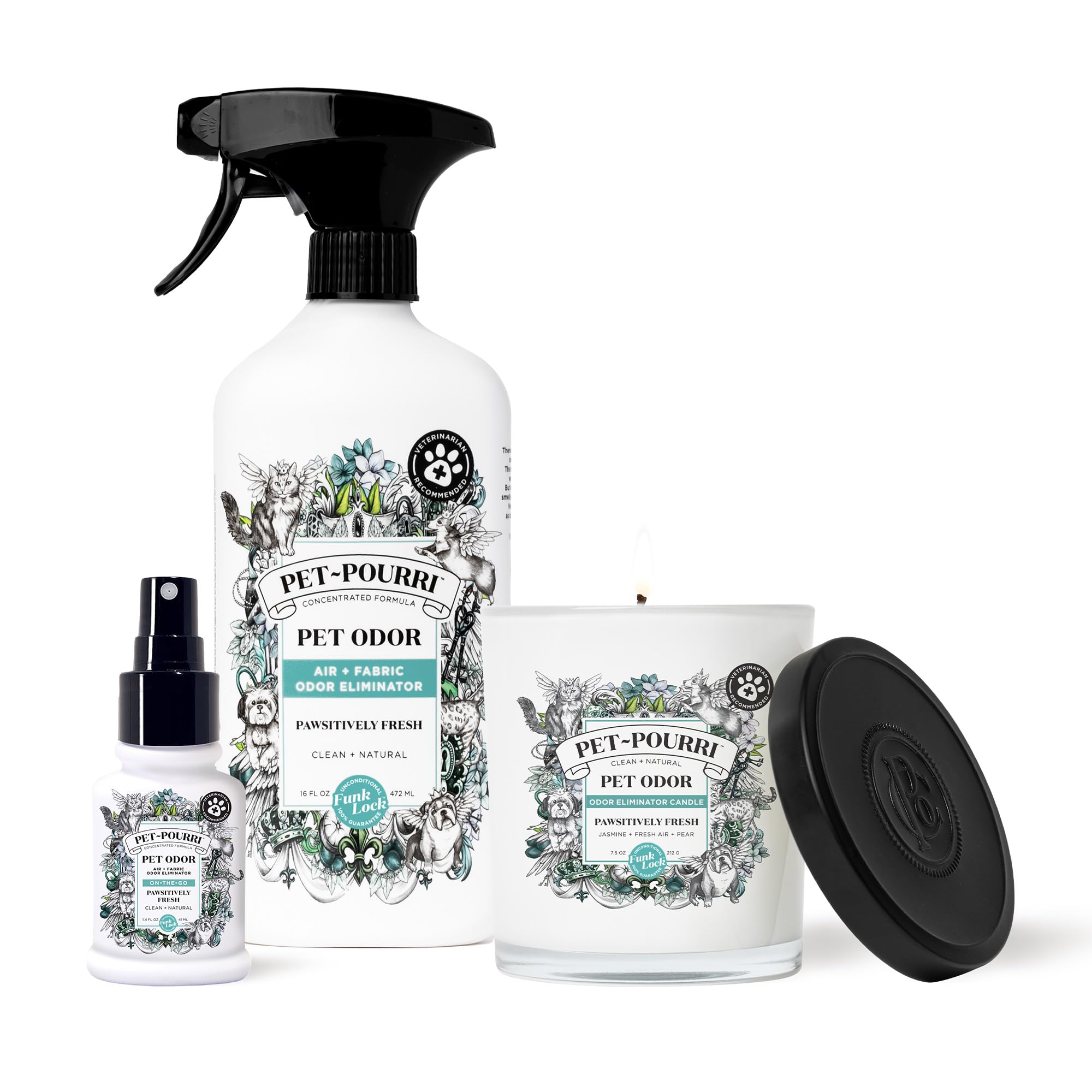 Amazon.com: Pet-Pourri Pawsitively Fresh Pet Odor Freshener Bundle - 16 ...