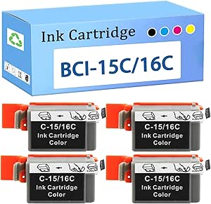 Amazon.com: AIRLUG BCI-15C/16C Color Ink Cartridges Replacement ...