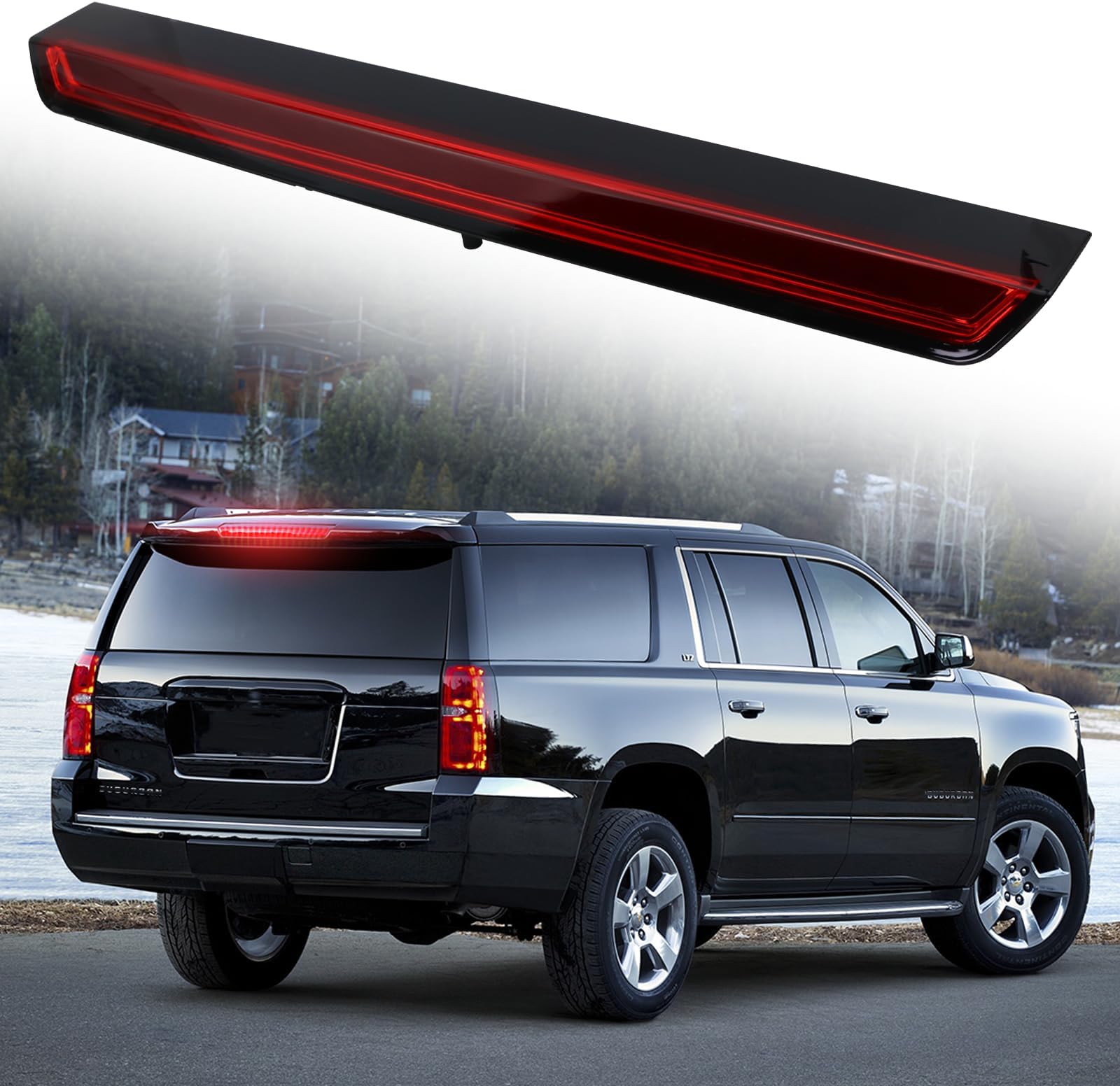 Amazon.com: Lqito 3rd Brake Light Full LED Rear Center Waterproof High ...