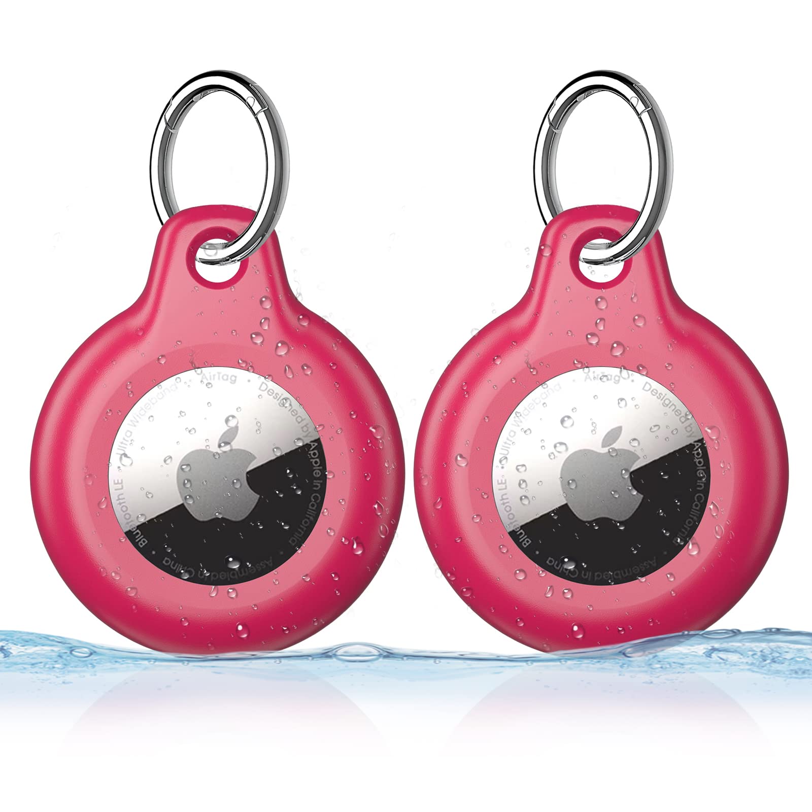 Amazon.com: QYQa [2 Pack] Airtag Keychain and Airtag Holder, Suitcase ...