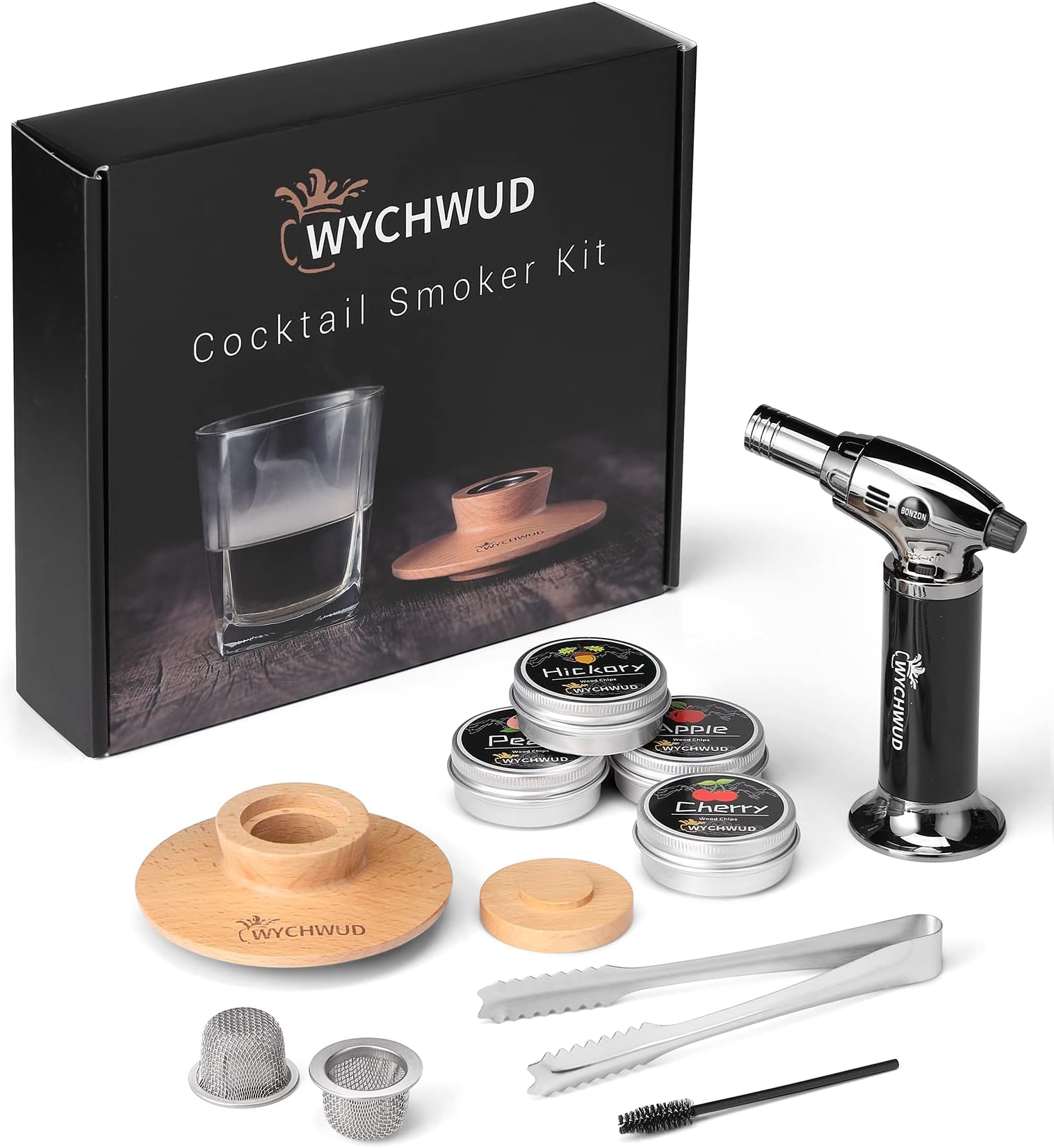 Amazon.com : Cocktail Smoker Kit with Torch - Whiskey Gifts for Men ...