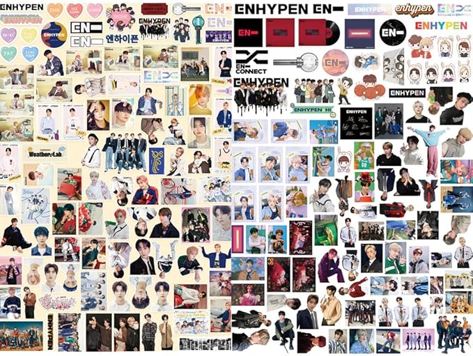 Amazon.com: ENHYPEN Sticker Pack,200PCS ENHYPEN Stickers for Laptop ...