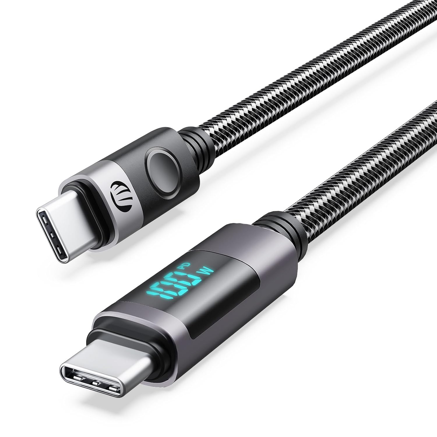 Amazon.com: ORICO 10ft Long USB C to USB C Cable with LED Display ...