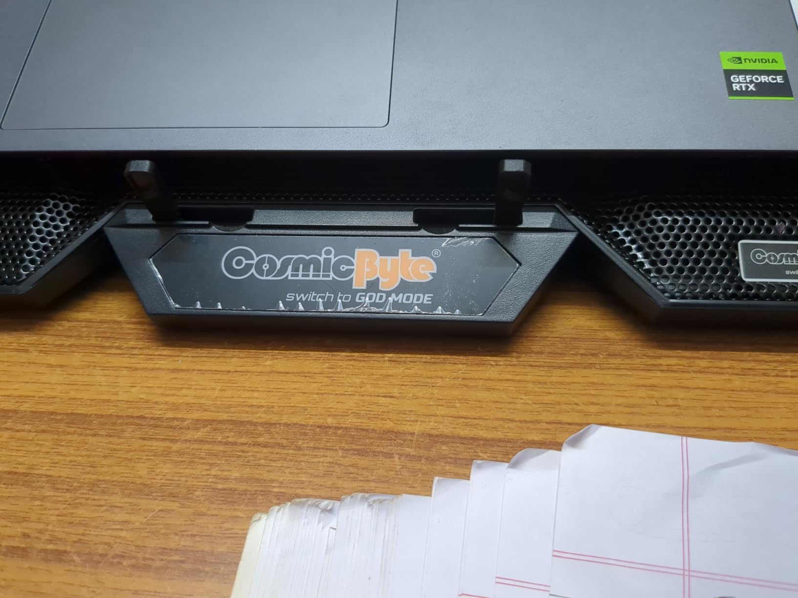 Cosmic Byte Meteoroid RGB Laptop Cooling Pad with 6 Fan Upto 17 inch ...