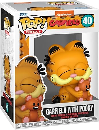 Amazon.com: Funko POP! Comics: Garfield– Garfield with Pooky ...