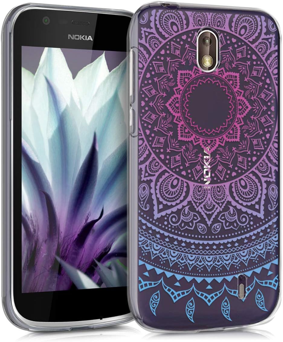 kwmobile Clear Case Compatible with Nokia 1 - Phone Case Soft TPU Cover ...