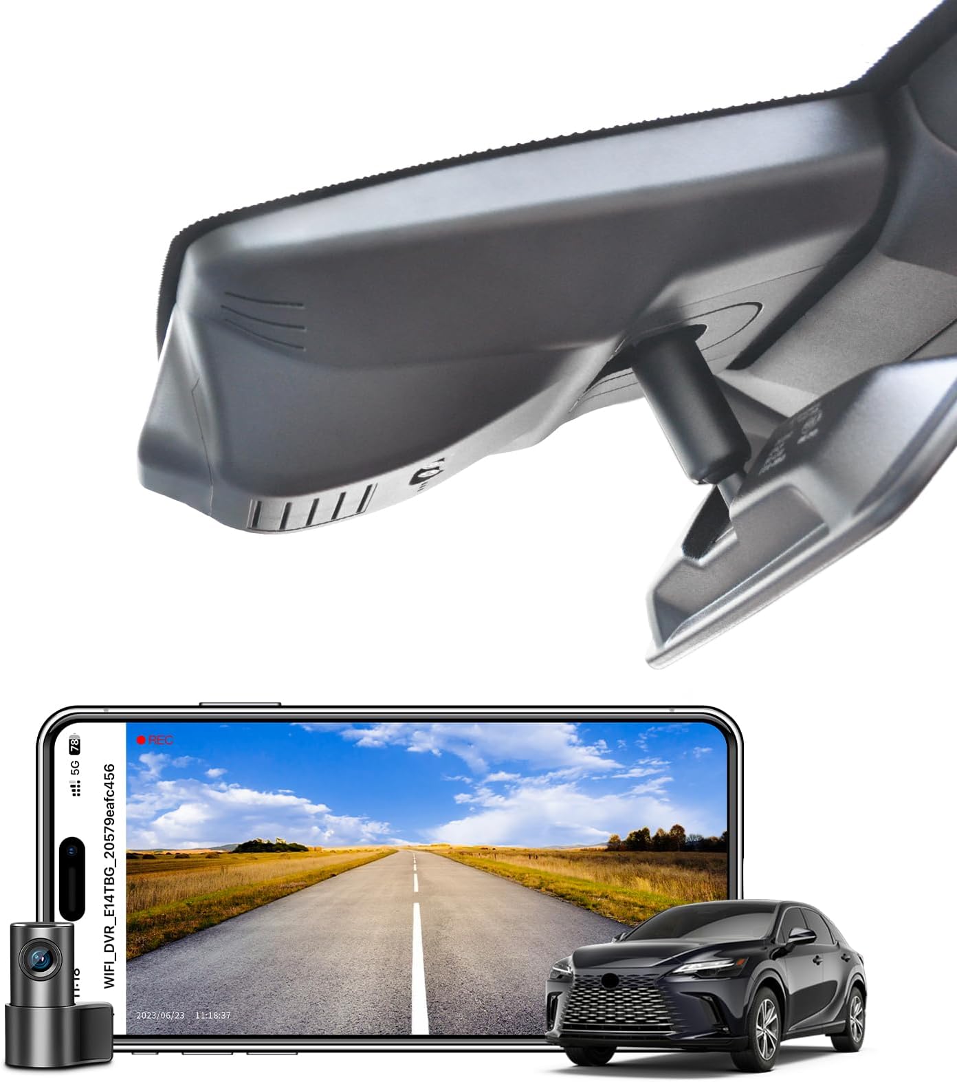 Amazon.com: Fitcamx Front 4K+Rear 1080P Dash Cam for 2023 2024 2025 ...