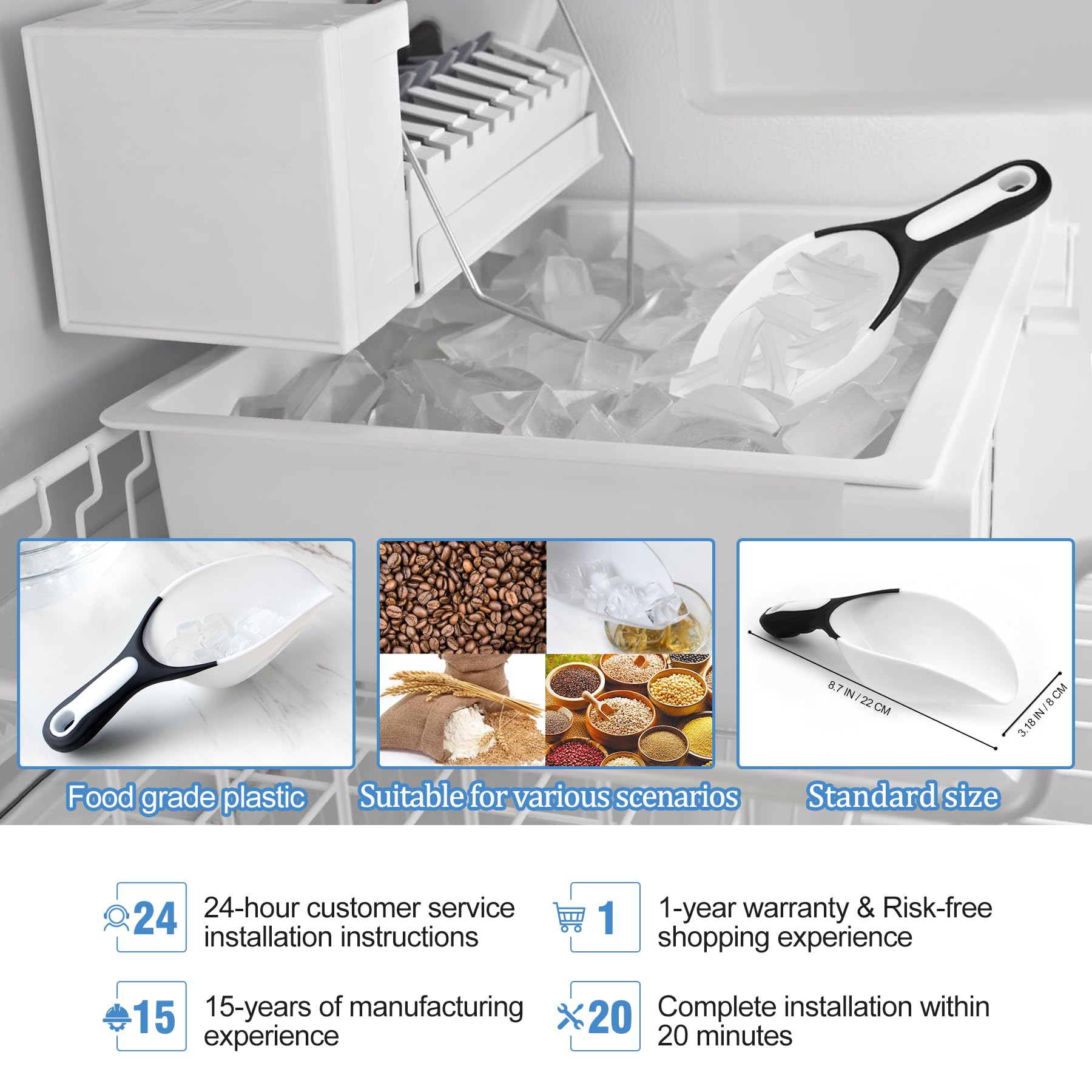 241798224, 241798231, 241798211 Ice Maker Compatible with Electrolux ...