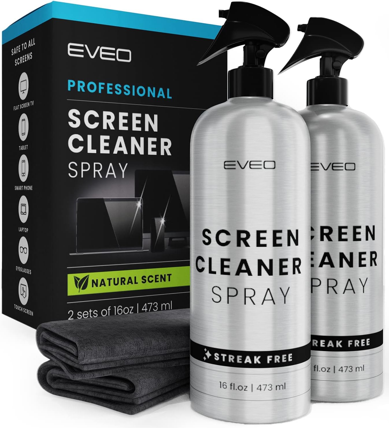 Amazon.com: Screen Cleaner PRO Spray (16oz x 2 Pack) - for TV Screen ...