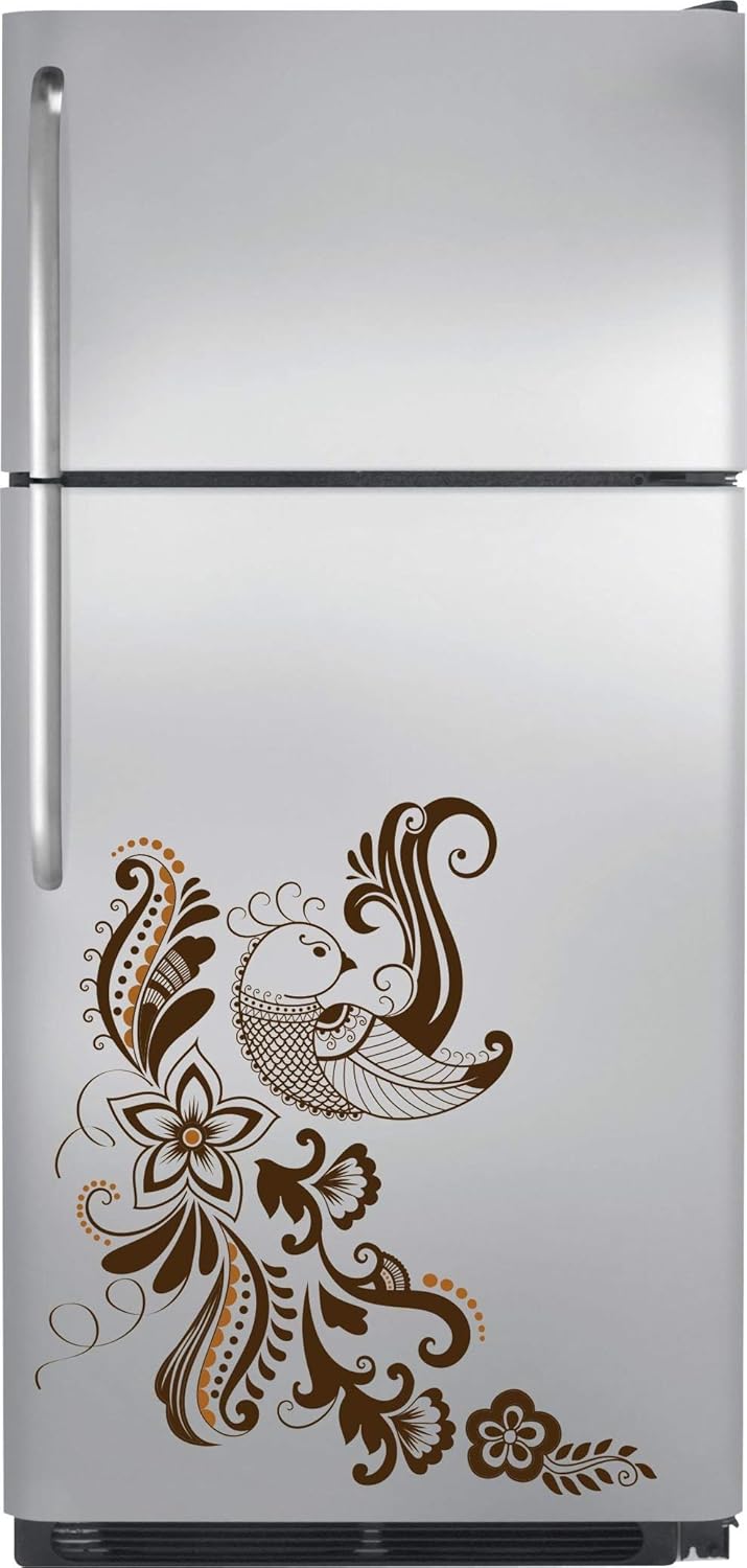 Wall Attraction Swirl Abstract Fridge Wall Poster and Wall Sticker for ...