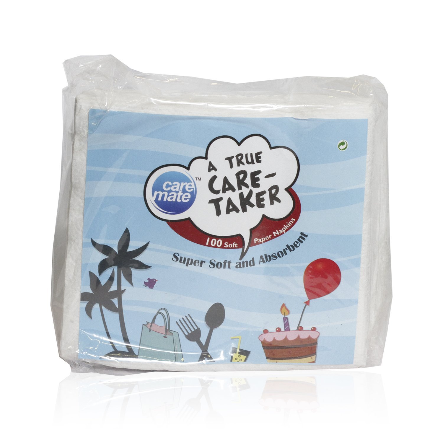 Caremate Tissue Paper - Regular Napkin, 27 x 30, 1 Ply, 100 Pieces ...