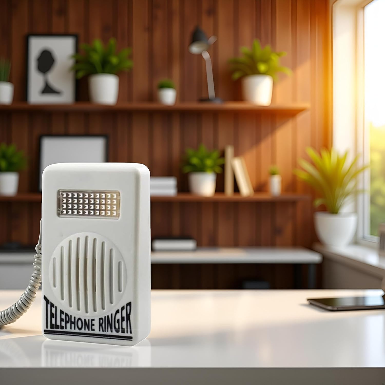 White Telephone Ringer Amplifier Bell Extra-Loud Thailand | Ubuy